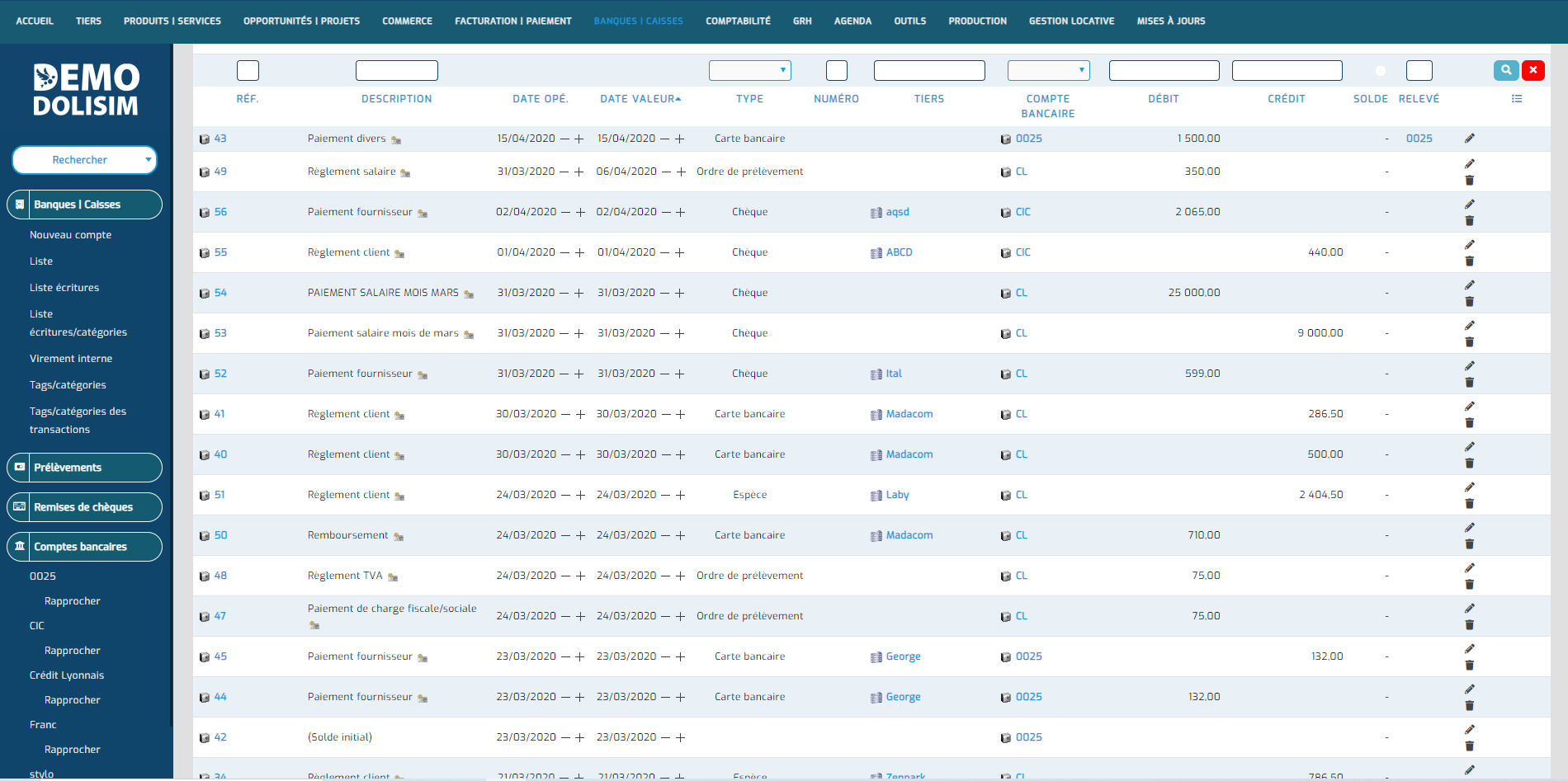 Logiciel de gestion de stock inclus dans l'ERP Dolisim de Simafri